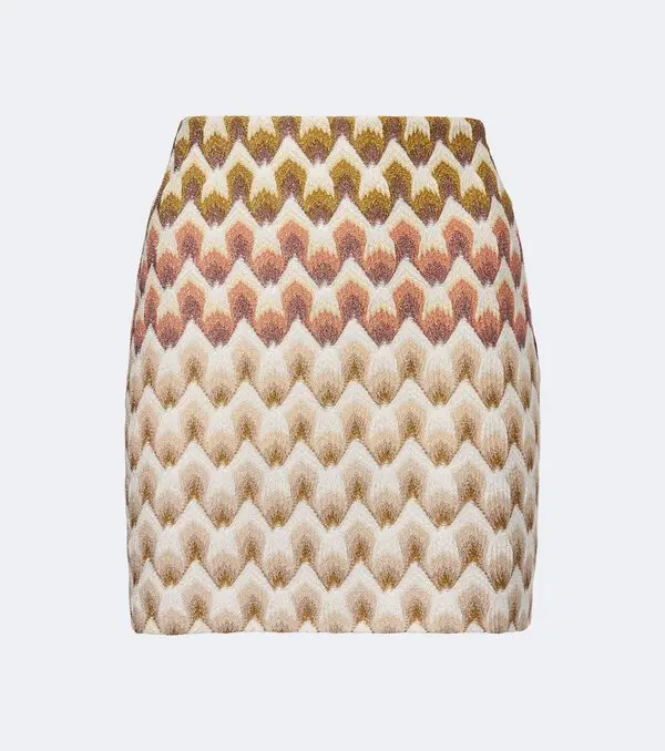 Missoni Lame Miniskirt - Multicoloured