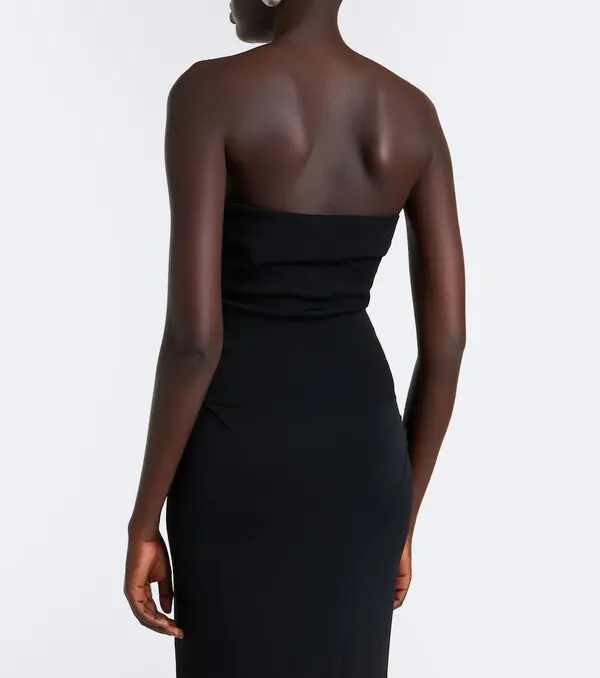 Christopher Esber Salacia Ribbed-knit Jersey Top