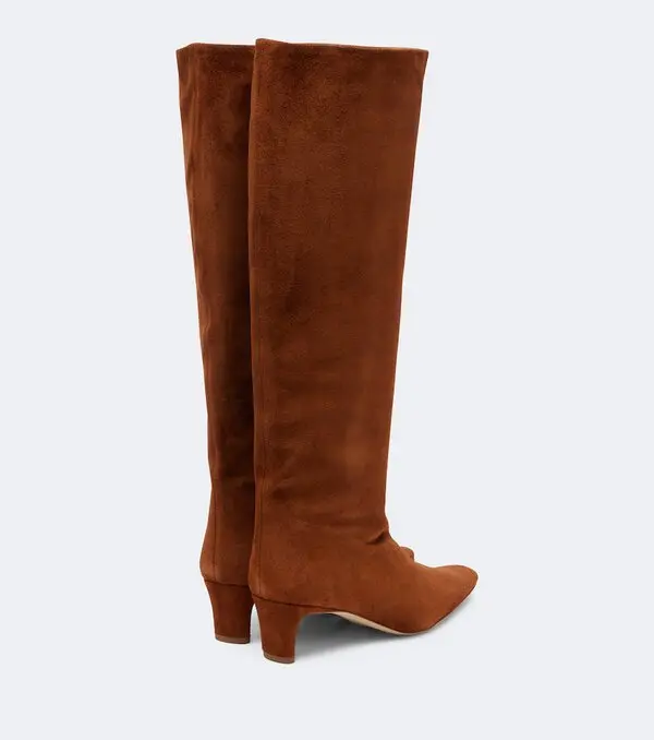 Staud Wally Suede Knee-high Boots