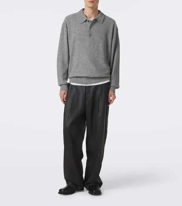 FRAME Wool Polo Sweater