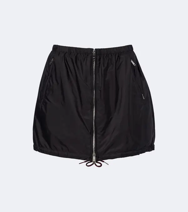 Prada Re-nylon Miniskirt - Black