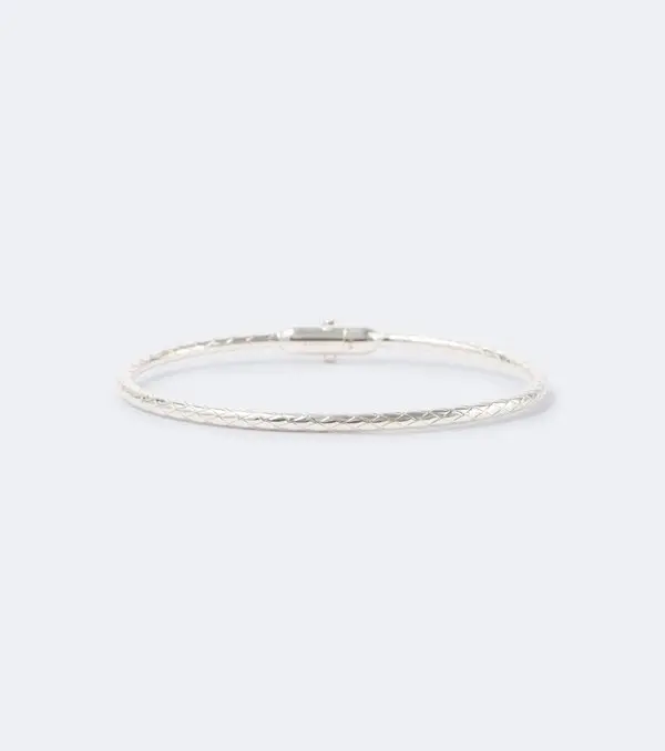 Bottega Veneta Intreccio Sterling Bracelet - Silver
