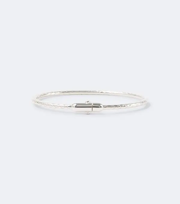 Bottega Veneta Intreccio Sterling Bracelet