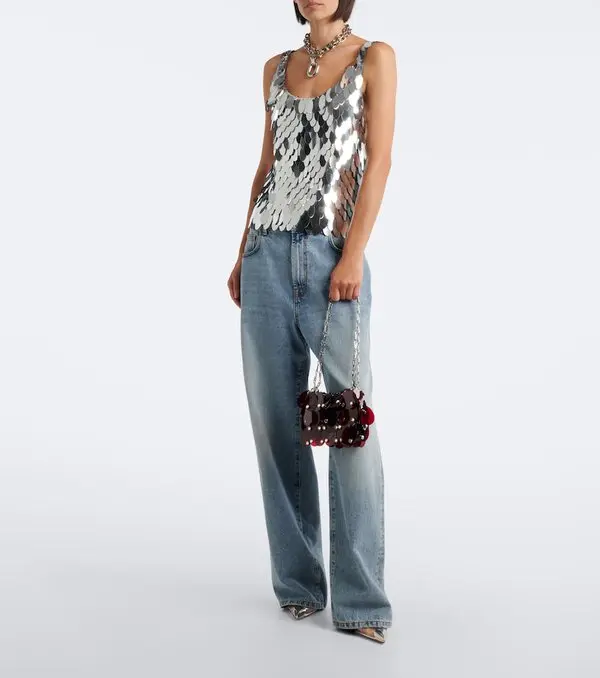 Rabanne Sequin-embellished Top