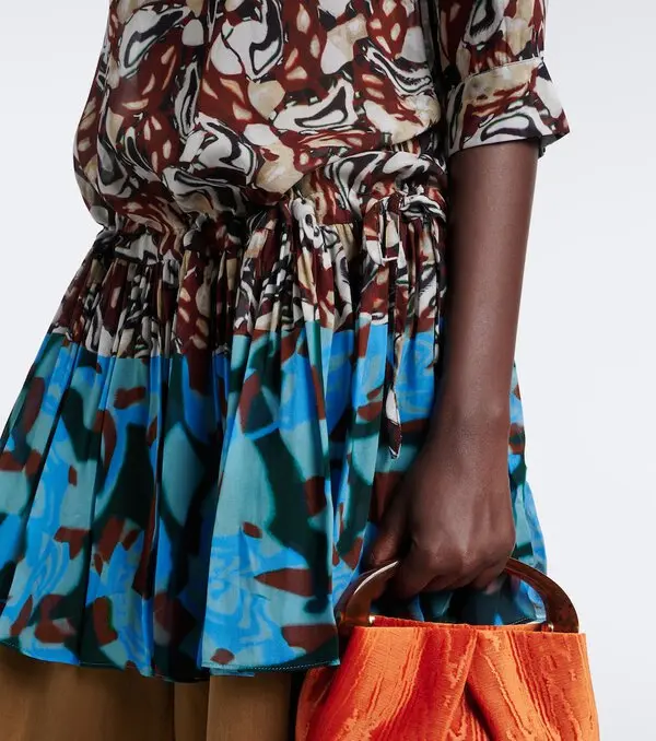 Dries Van Noten Printed Minidress