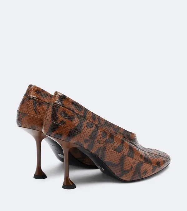 Proenza Schouler Tee Snake-effect Leather Pumps