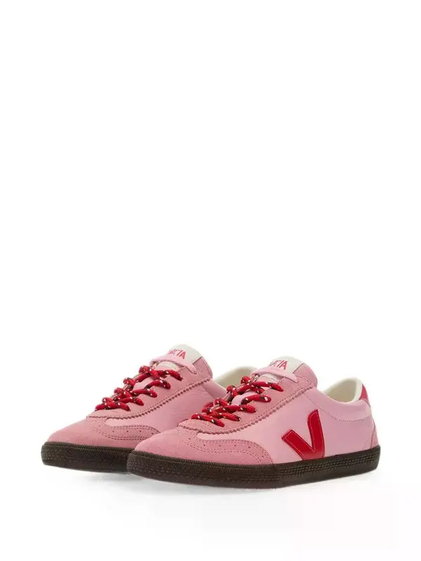 VEJA Volley Guimauve Pekin Eagle V-logo Suede-panel Sneakers