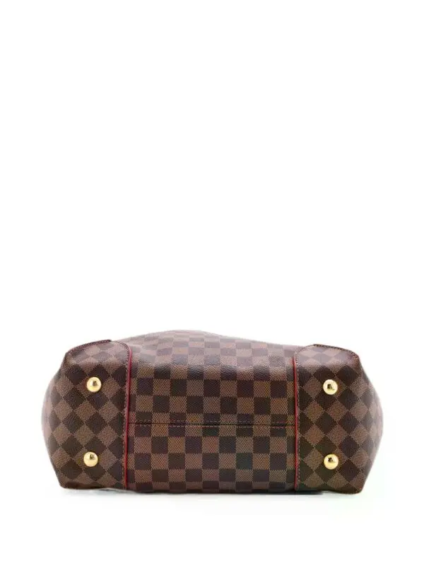 LOUIS VUITTON Caissa Damier Leather Hobo Bag - Red