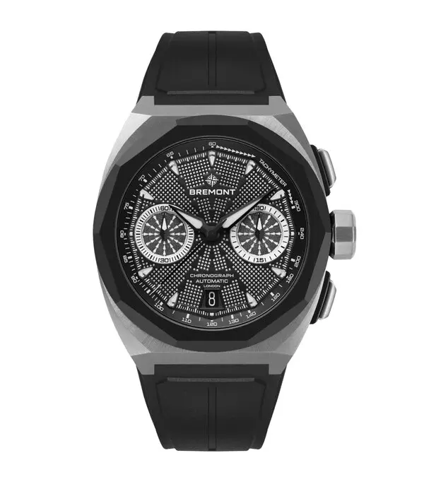 BREMONT Stainless Steel Supernova Chronograph Watch - Black