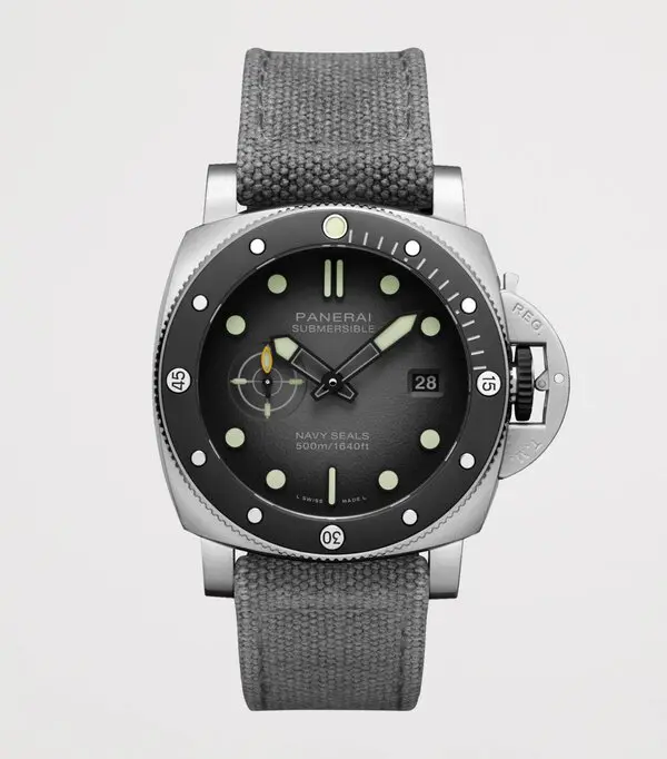 Panerai Stainless Steel Submersible Navy Seals Watch