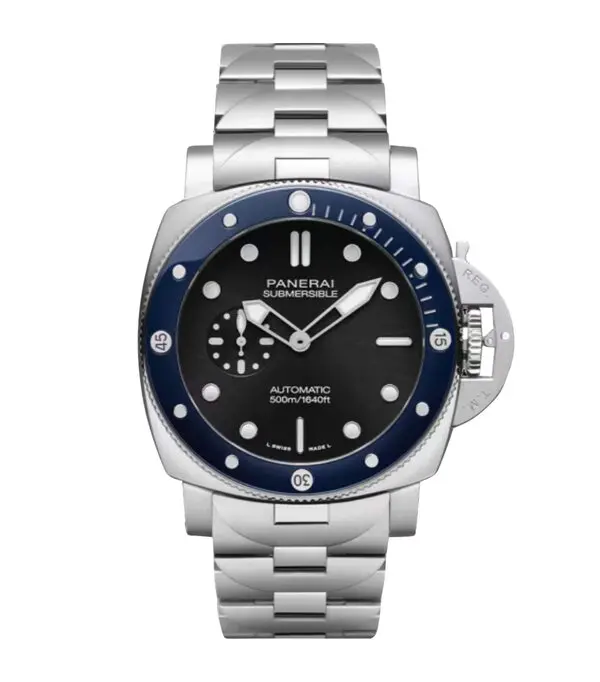 Panerai Stainless Steel Submersible Watch - Black