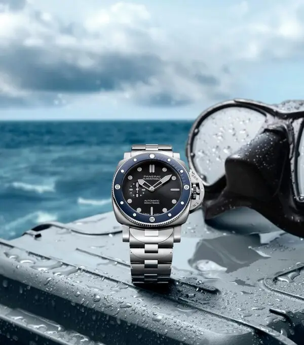 Panerai Stainless Steel Submersible Watch