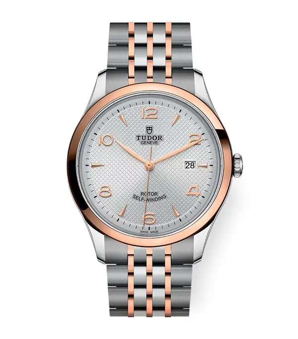 TUDOR 1926 Stainless Steel And Rose Gold Watch - Silver