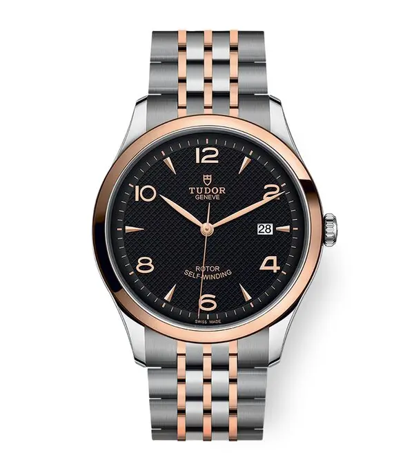 TUDOR 1926 Stainless Steel And Rose Gold Watch - Black