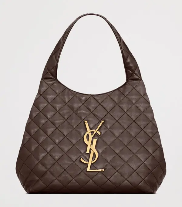 Saint Laurent Medium Quilted Leather Icare Tote Bag