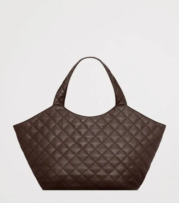 Saint Laurent Medium Quilted Leather Icare Tote Bag