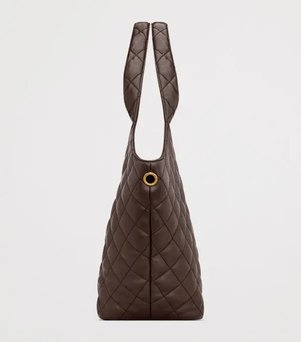 Saint Laurent Medium Quilted Leather Icare Tote Bag
