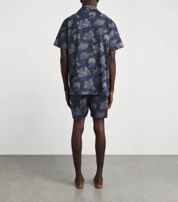 Derek Rose Cotton Ledbury Pyjama Set