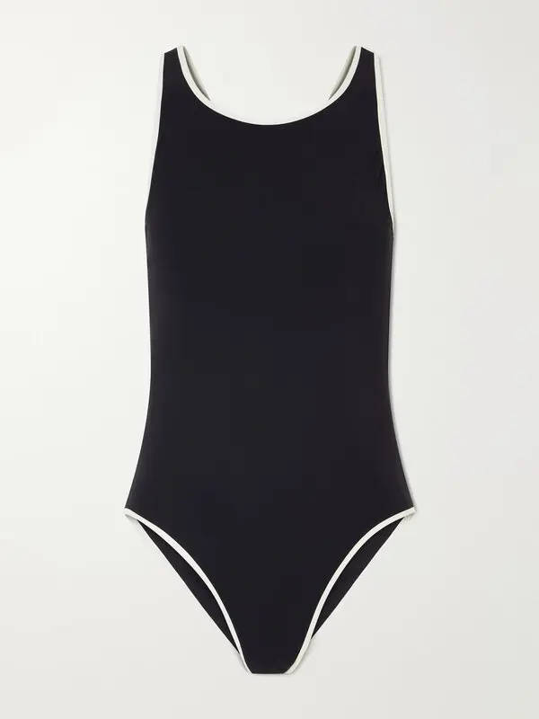 LIDO Quattordici Open-back Swimsuit - Black