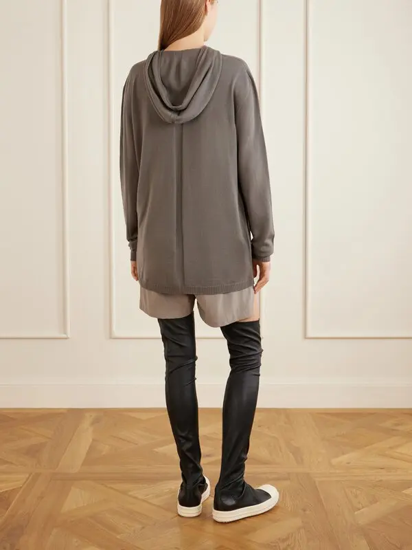 Rick Owens Wool Hoodie