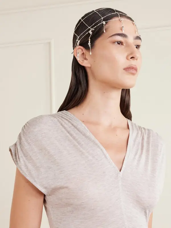 Rabanne Chainmail Beads-embellished Headpiece