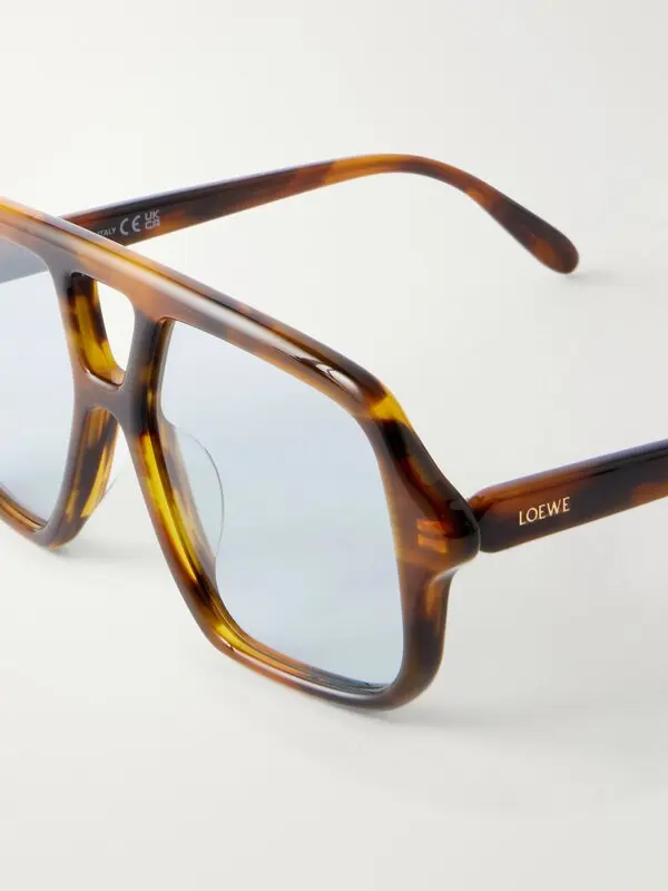 Loewe Slim Light Acetate Aviator Sunglasses