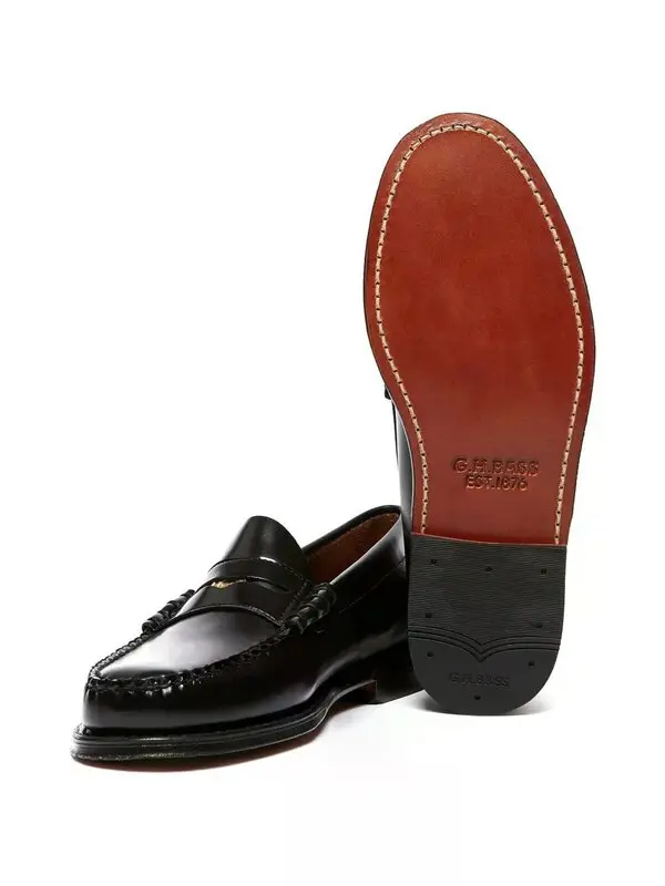 G.H.BASS Weejuns Anniversary Larson Penny Loafers - Black