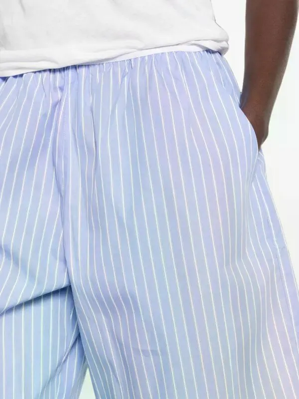 THE FRANKIE SHOP Striped Elasticated-waistband Shorts
