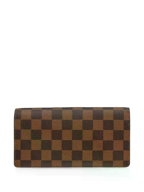 LOUIS VUITTON 2013 Portefeuille Brazza Damier Ebène Wallet
