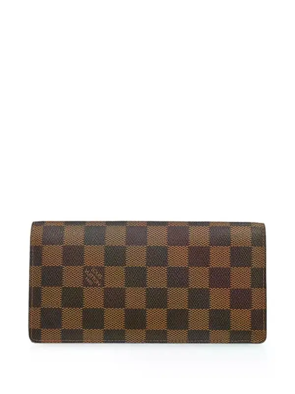 LOUIS VUITTON 2013 Portefeuille Brazza Damier Ebène Wallet