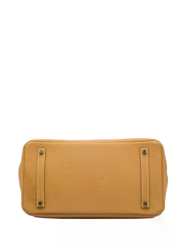 Hermès 2014 Togo Birkin Retourne 35 Handbag - Yellow