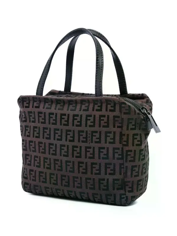 Fendi 2000-2010 Zucchino Canvas Handbag