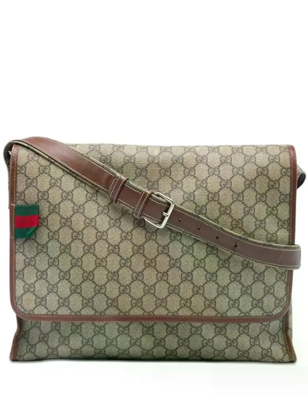 Gucci Gg Supreme Web Messenger Bag