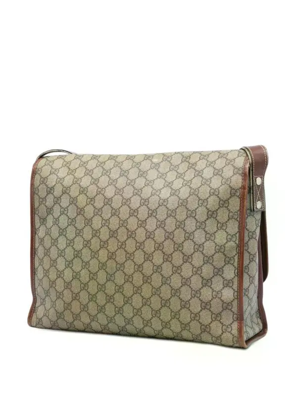 Gucci Gg Supreme Web Messenger Bag