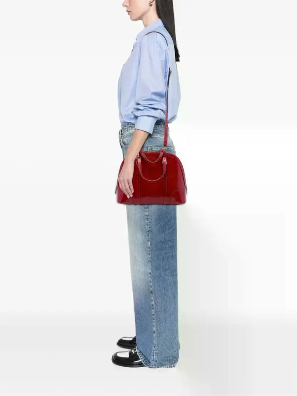 Gucci 2016-2026 Small Microguccissima Patent Nice Dome Satchel