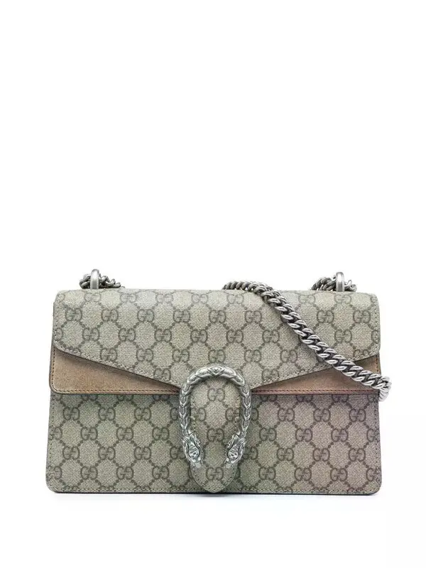 Gucci 2016-2026 Medium Gg Supreme Dionysus Shoulder Bag - Neutrals