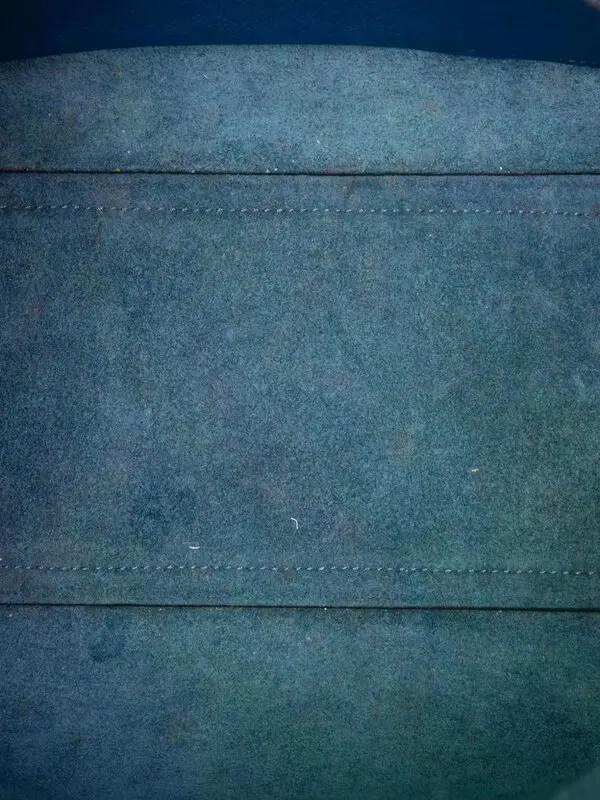 Celine Micro Grained Calfskin Belt Bag Satchel - Blue