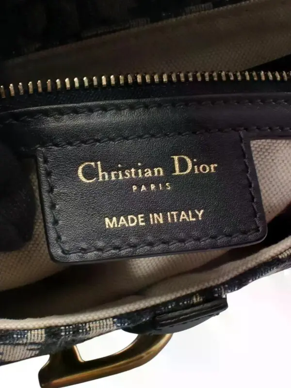 Dior 2000-2026 Oblique Canvas Saddle Bag Shoulder Bag - Blue
