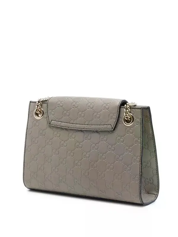 Gucci 2016-2026 Small Guccissima Emily Shoulder Bag - Grey