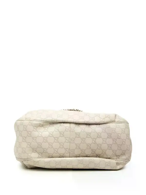 Gucci 2000-2015 Medium Guccissima Emily Flap Satchel