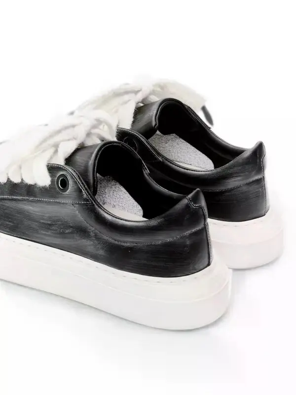 COLE BUXTON Wilson Court Contrast Toe-cap Sneakers
