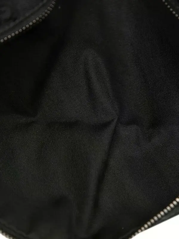 Gucci Gg Canvas Double Pocket Belt Bag - Black