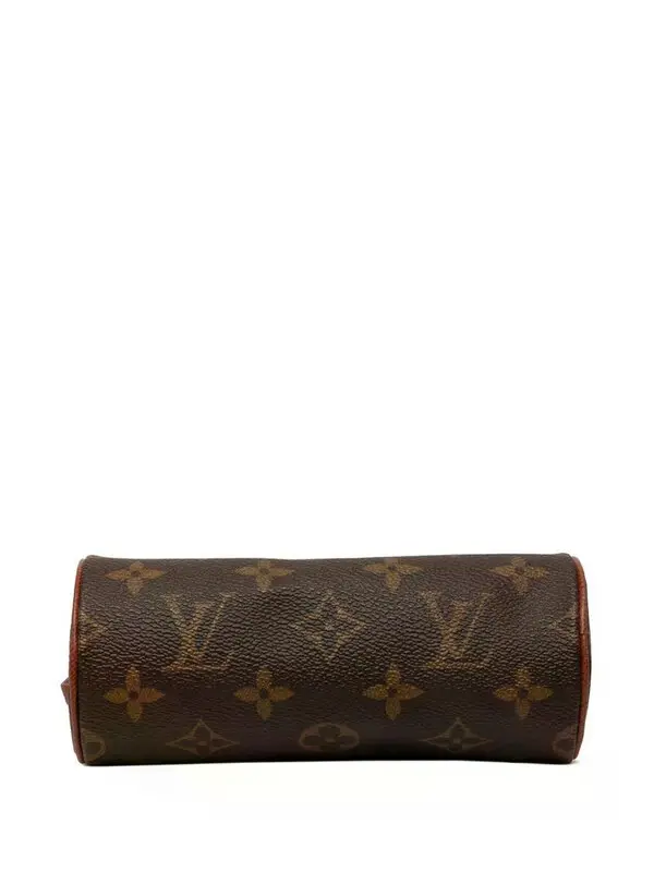 LOUIS VUITTON 1990-2000 Monogram Papillon Pochette Handbag - Brown