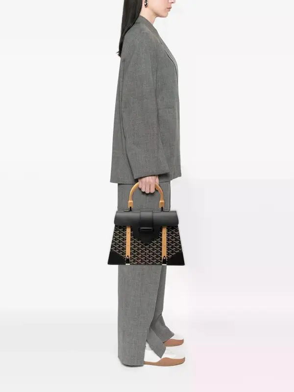 Goyard 2018 Goyardine Saigon Structured Mm Handbag