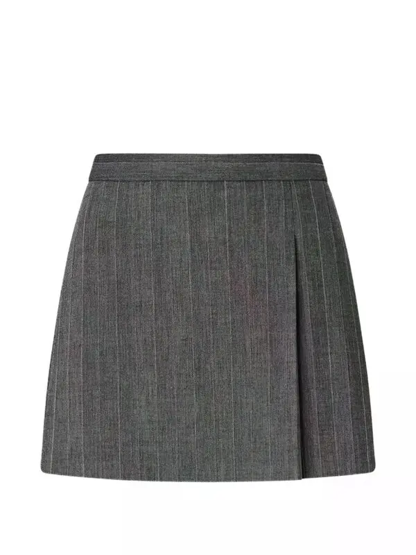 Pinko Pinstripe Pleated Mini Skirt