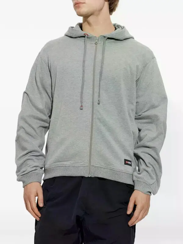 DIESEL® Logo-patch Zip-up Hoodie