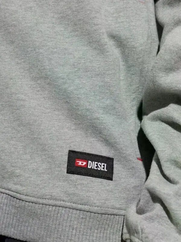 DIESEL® Logo-patch Zip-up Hoodie