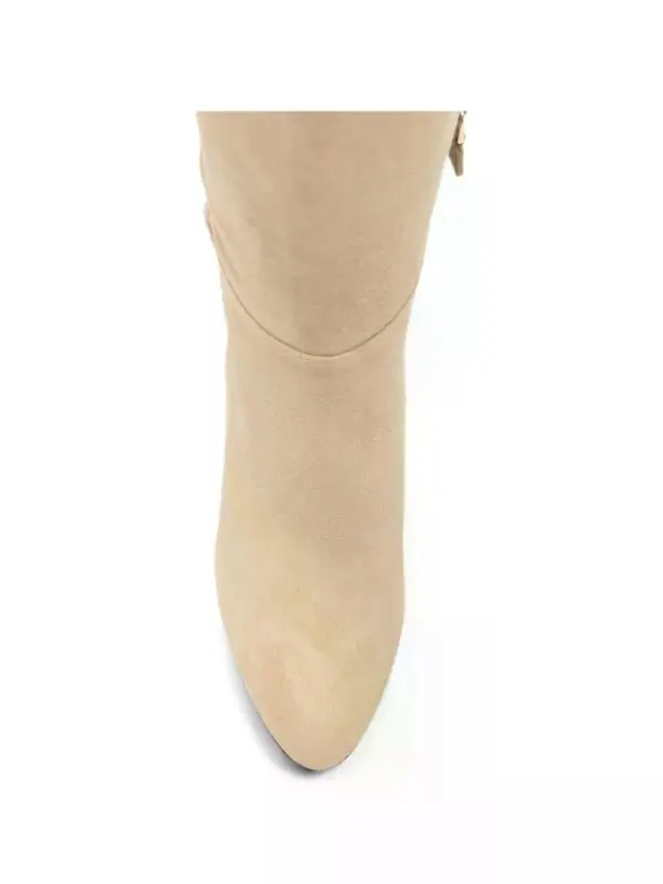 STUART WEITZMAN Suede Pointed-toe Boots