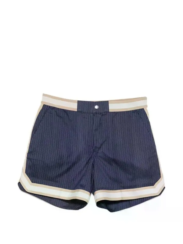 CHE Baller Pinstriped Swim Shorts - Blue