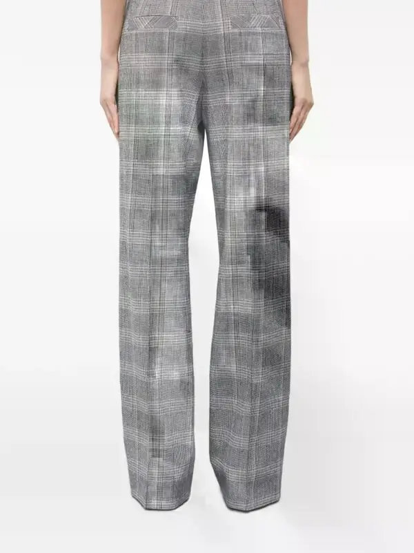 Patrizia Pepe Check-pattern Tailored Trousers